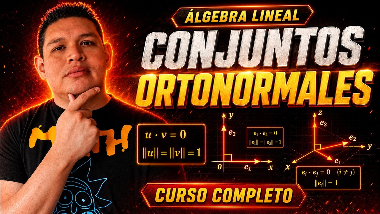 Álgebra Lineal 31.- Conjuntos ORTONORMALES - YouTube