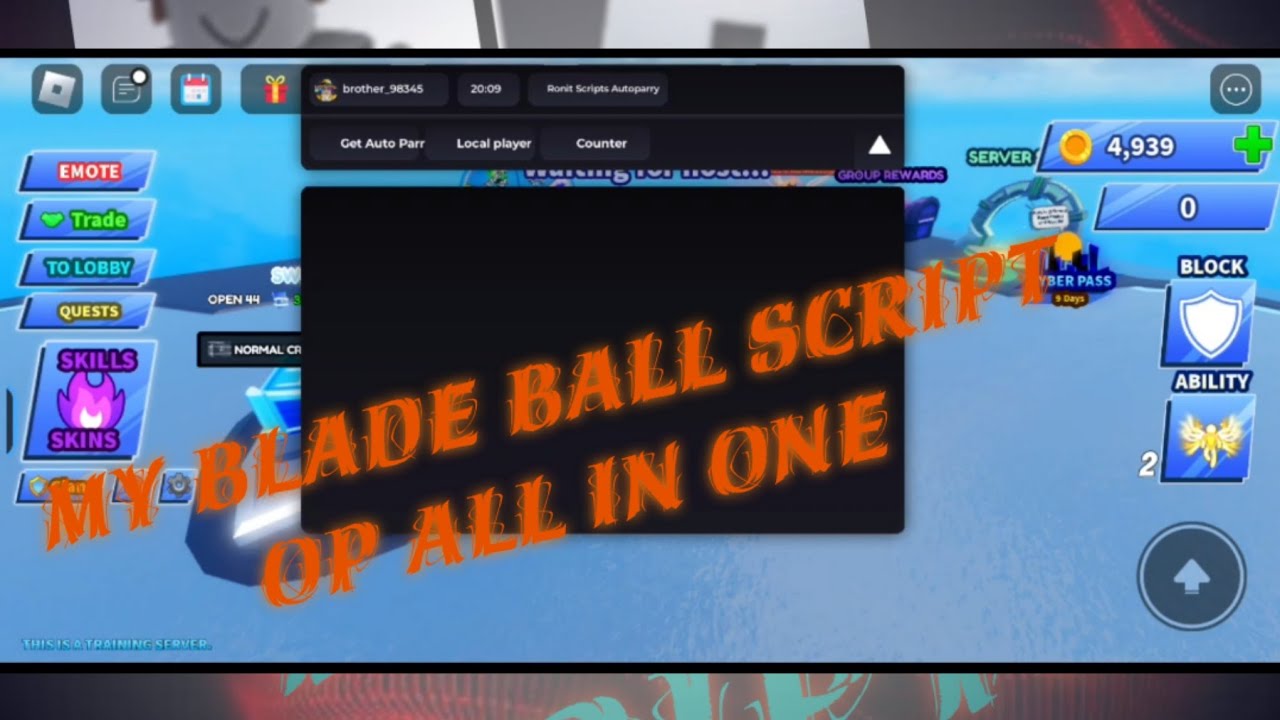 My Blade ball script all in one - YouTube