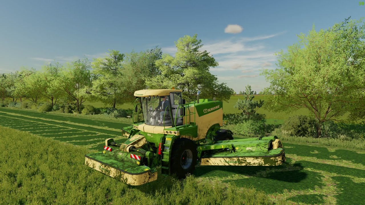 FS22 OATS HARVEST AND GRASS CUTTING GNADTHAL FARM - YouTube