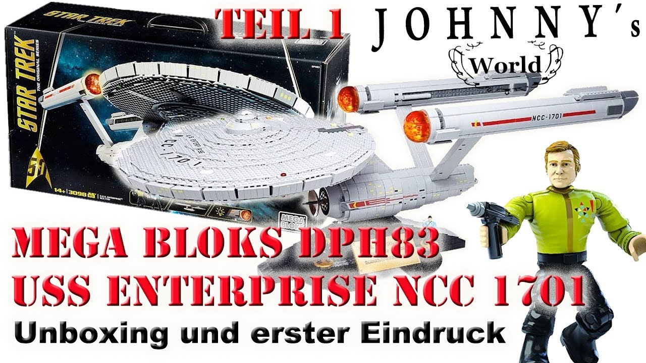 Mega Bloks USS Enterprise NCC 1701 DPH83 - Unboxing und erster Eindruck ...