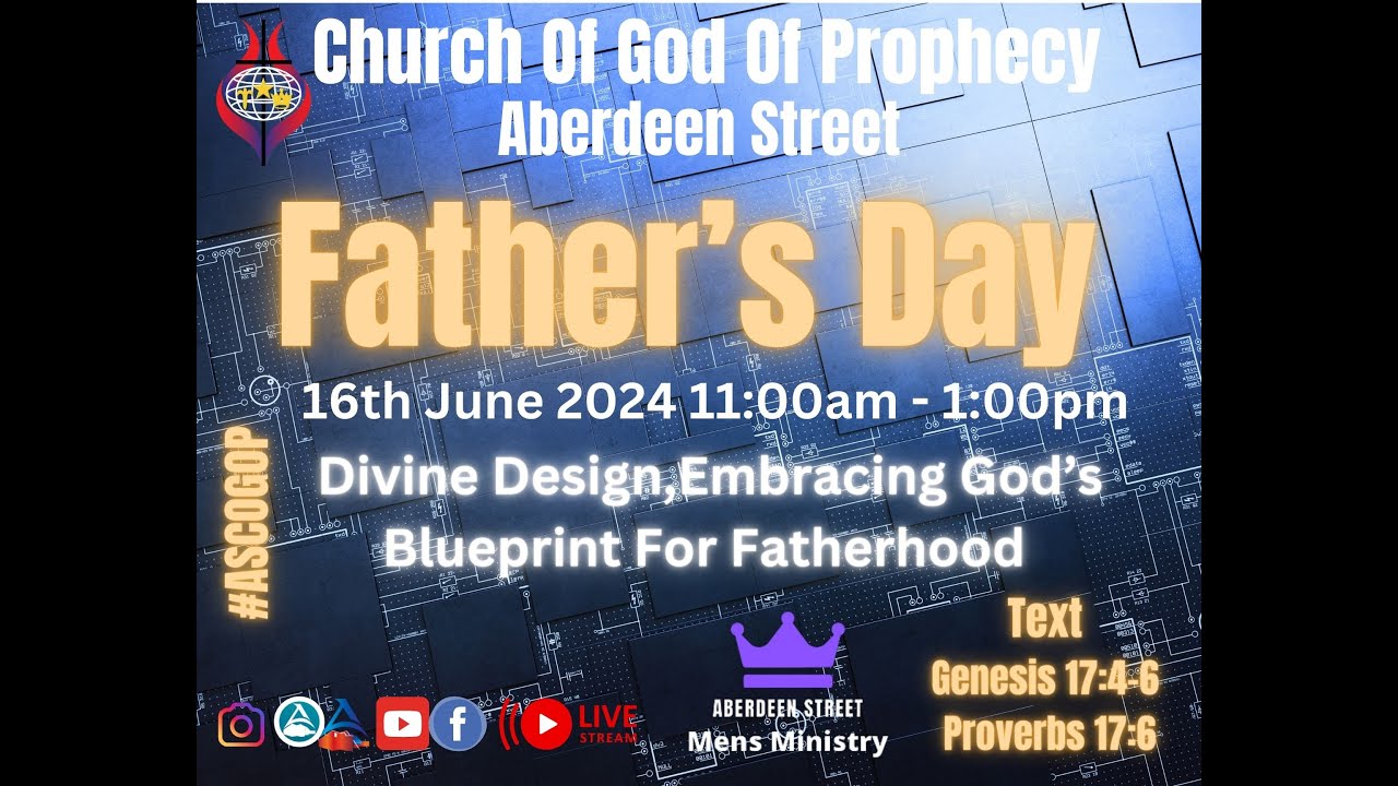 Father's Day | Embracing God’s Blueprint for Fatherhood 16/6/2024 - YouTube