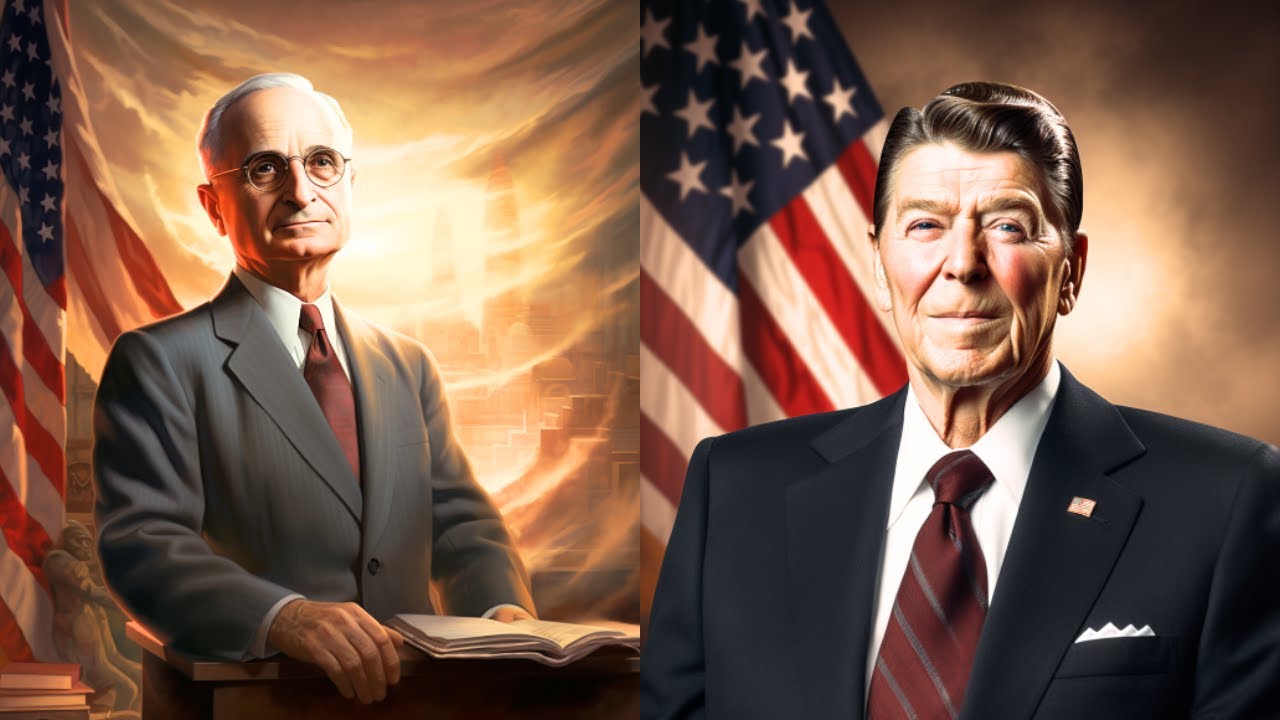 Harry S Truman - Ronald Reagan 33rd - 40th #President #History #Facts ...