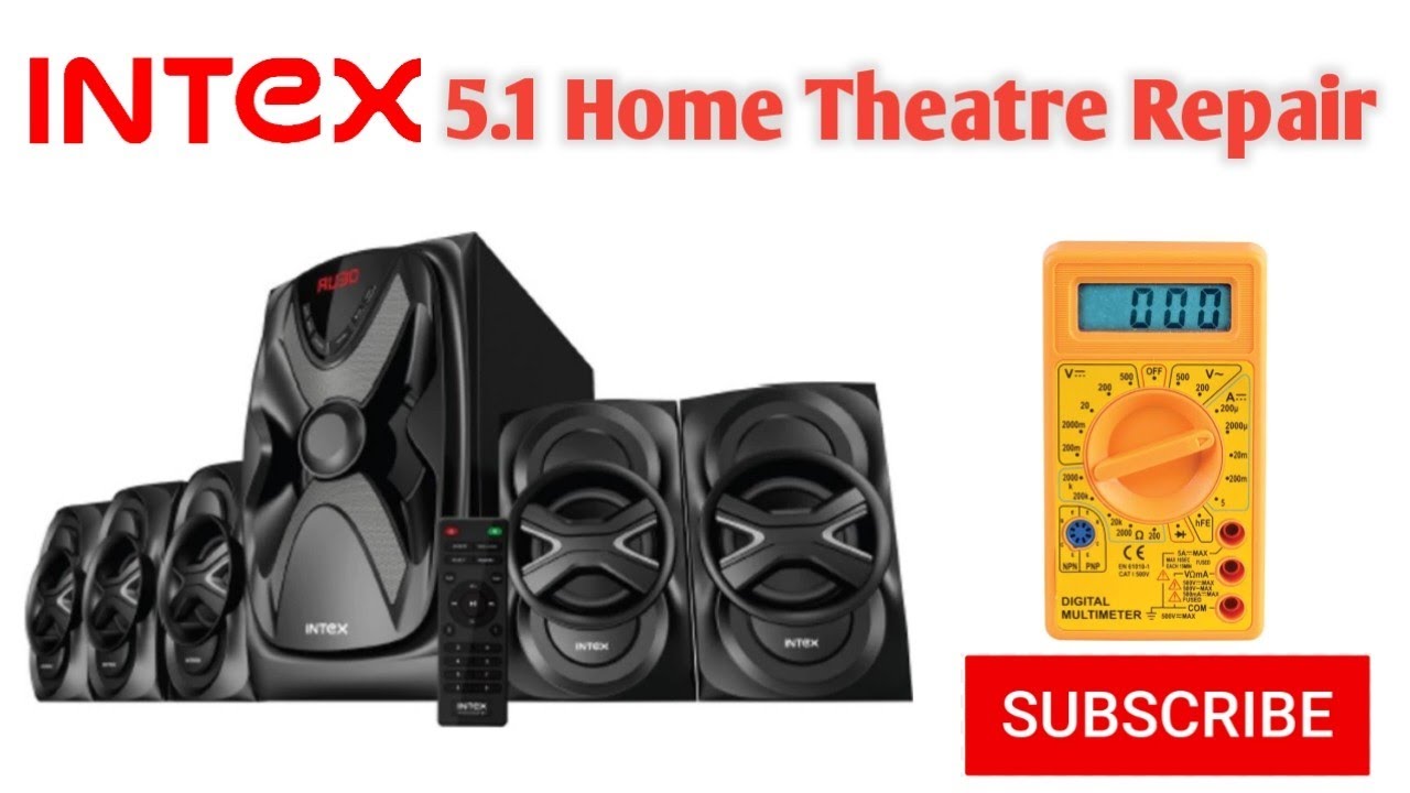 INTEX 5.1 Home Theatre Sound Problem Repair. How To Repair INTEX 5.1 ...