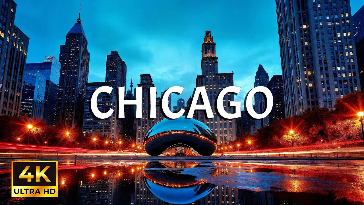 CHICAGO 4K | Discover Iconic Landmarks, Peaceful Parks & Stunning River ...