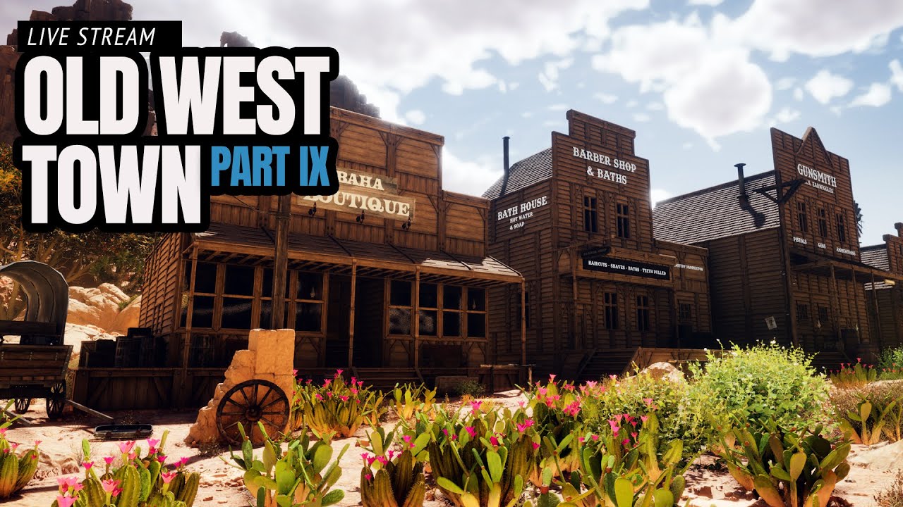 Lets Build An Old West Town - Ark Survival Ascended - YouTube