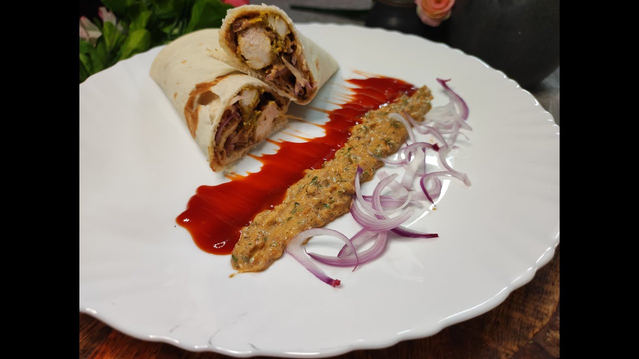Bellulli Kebab Roll | Garlic Chicken Roll | Breakfasts Recipe | Lunch ...