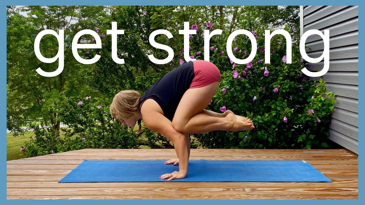 10 Minute Yoga To Get Strong - Upper Body And Core Strength - YouTube
