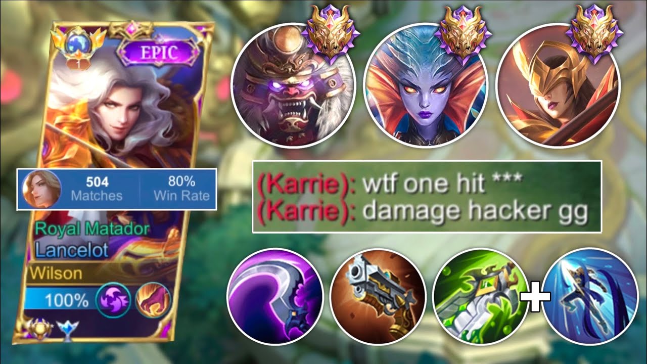 Try This Build to Destroy M4 META Heroes With Lancelot!! | 22 KILLS!🔥 ...