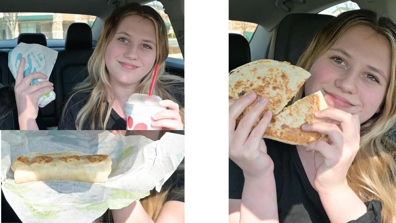Trying TACO BELL Items I've Never Had Before & more - YouTube
