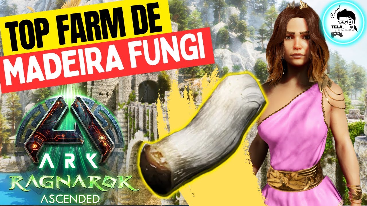 ARK RAGNAROK - TOP FARM DE MADEIRA FUNGI NO RAGNAROK #ark # ...