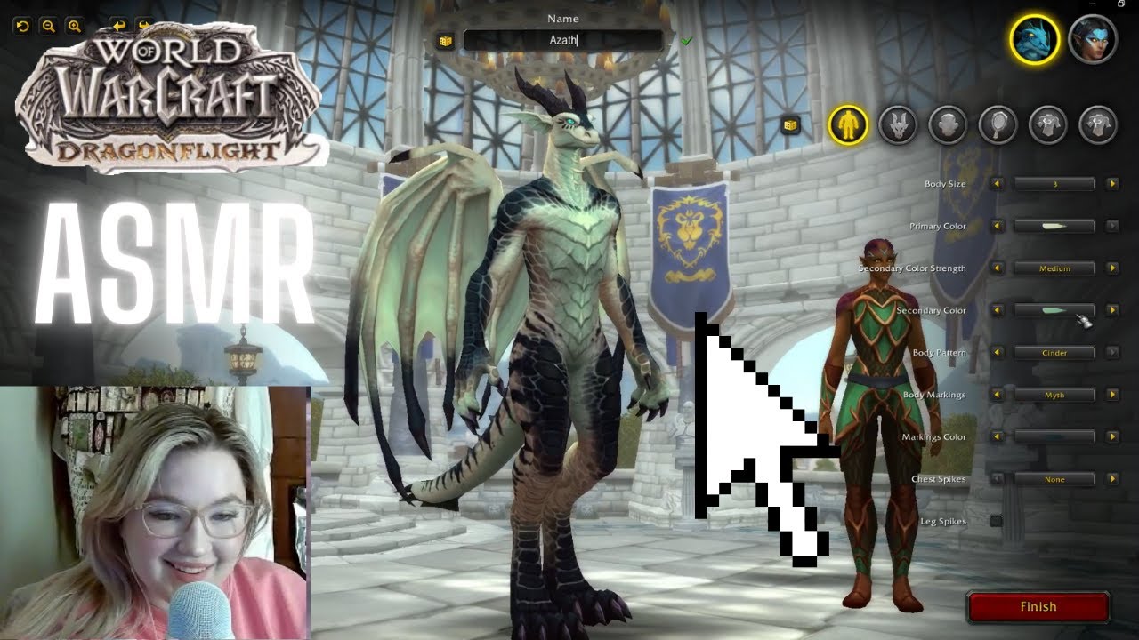 World of Warcraft ASMR - Dragonflight Dracthyr start zone - whispering ...