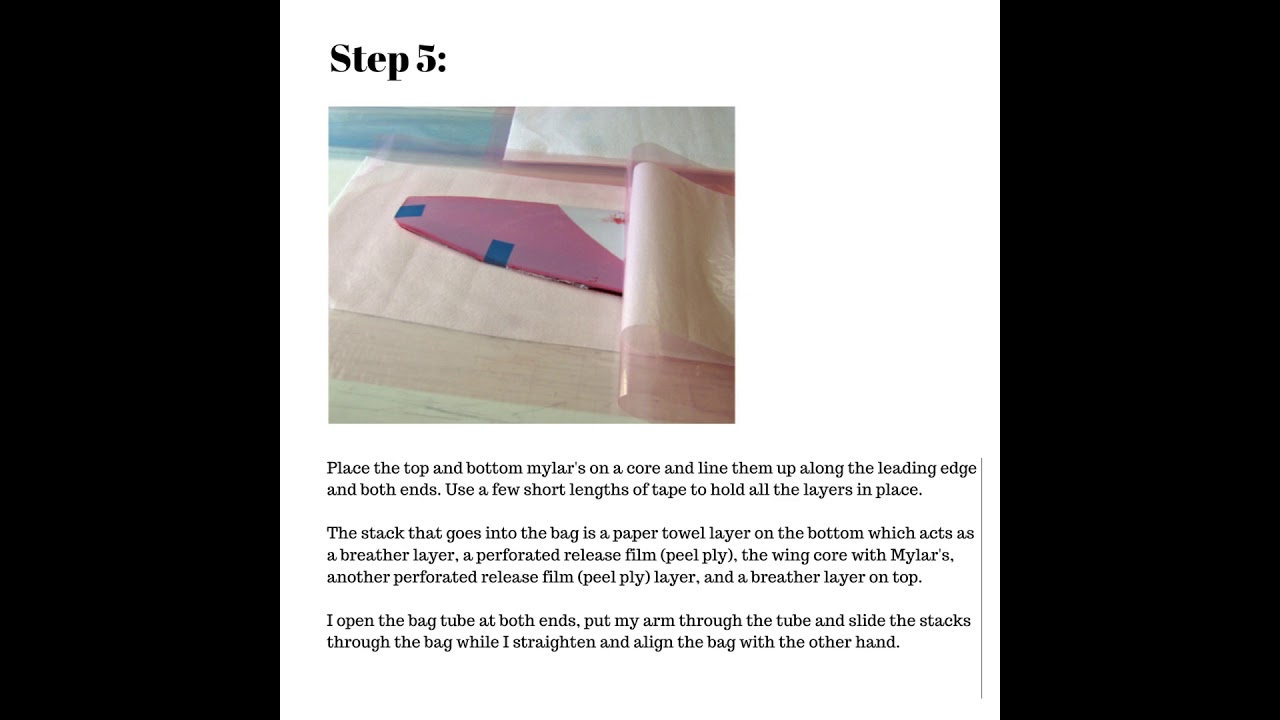 How To Vacuum Bag A Wing - YouTube
