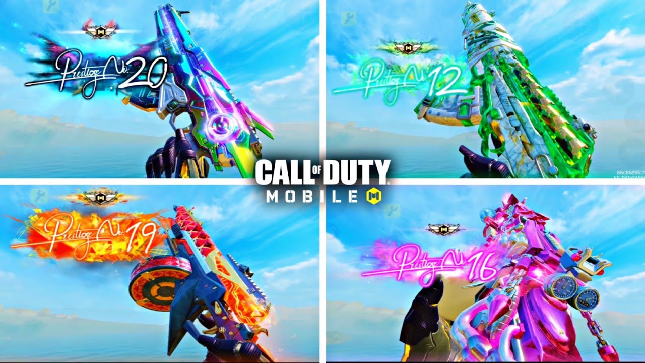 All 20 Prestige Guns In COD Mobile | EVERY Prestige Weapon Inspection ...