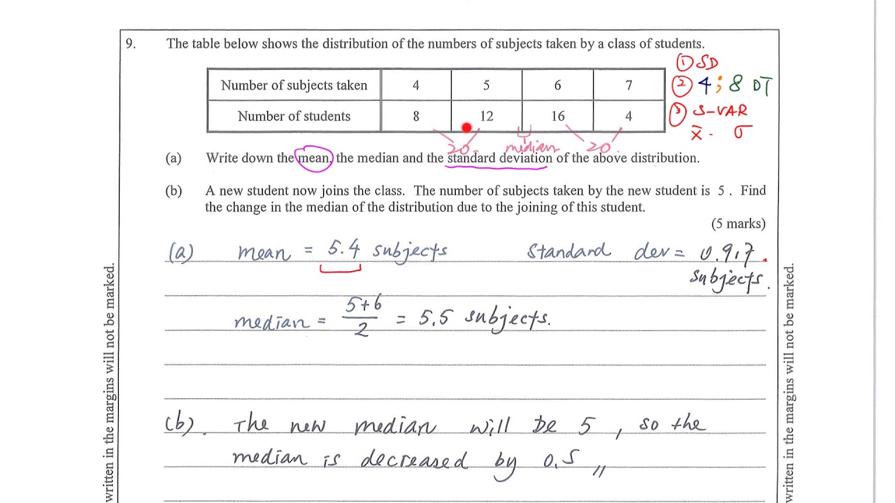 DSE 數學 2020 卷一 MATHS PAPER 1 Q9 - YouTube