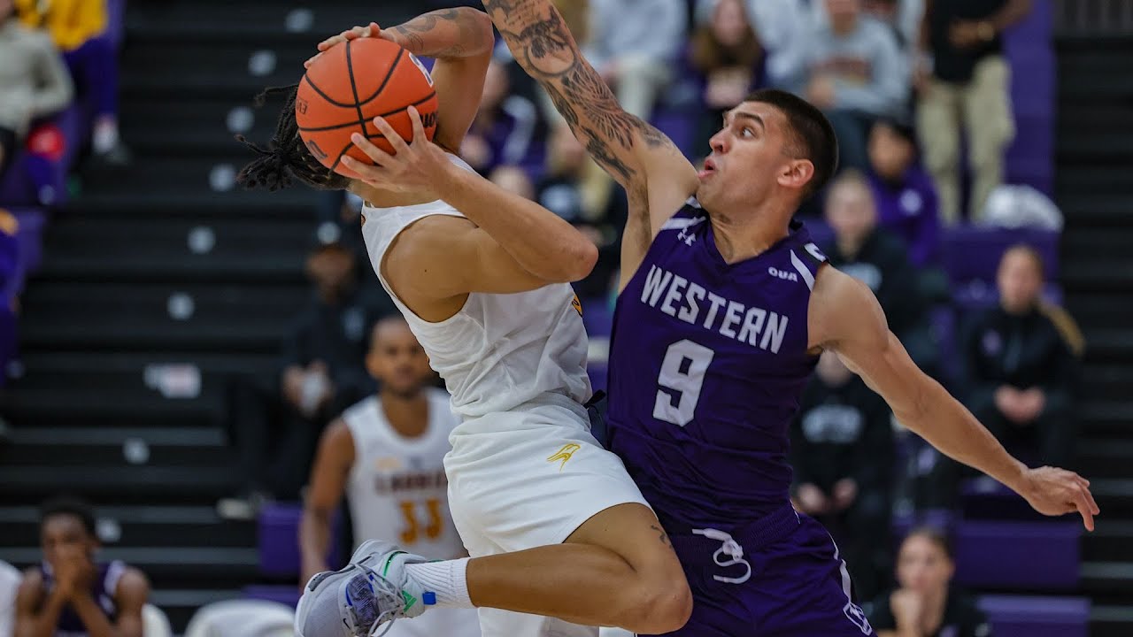 Laurier vs Western Ontario | OUA Men's Basketball | 11.4.22 - YouTube