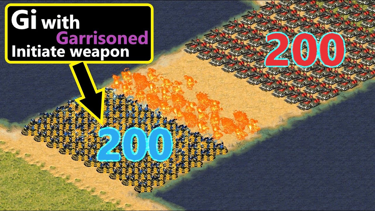 Deployed Gi with Garrisoned Initiate weapon - Red Alert 2 - YouTube