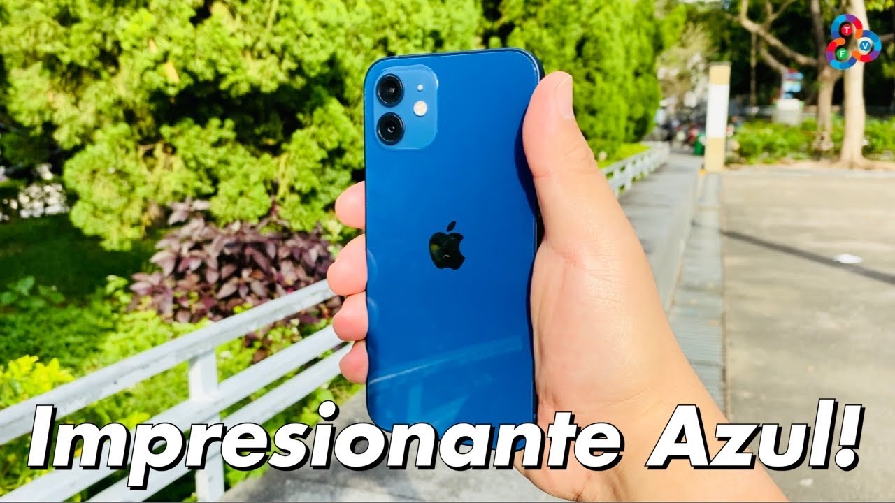 iPhone 12 - IMPRESIONANTE AZUL! - YouTube