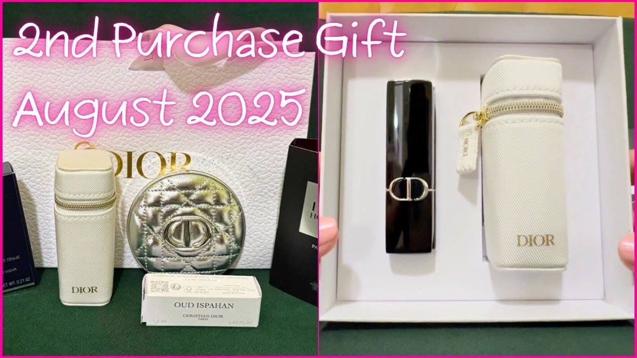 DIOR COMPLEMENTARY 2ND PURCHASE GIFT AUGUST 2025 DIOR BEAUTY PRIVE ...