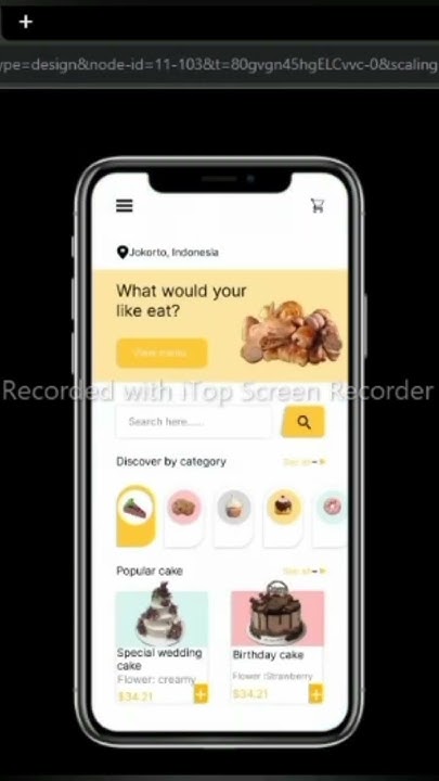 cake bakery app design in figma 💫🍰 - YouTube
