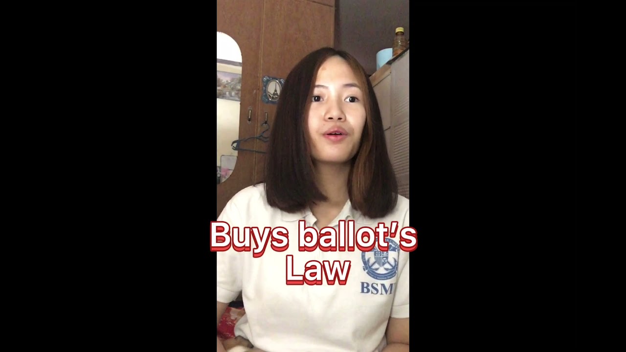 Buys ballots law - YouTube