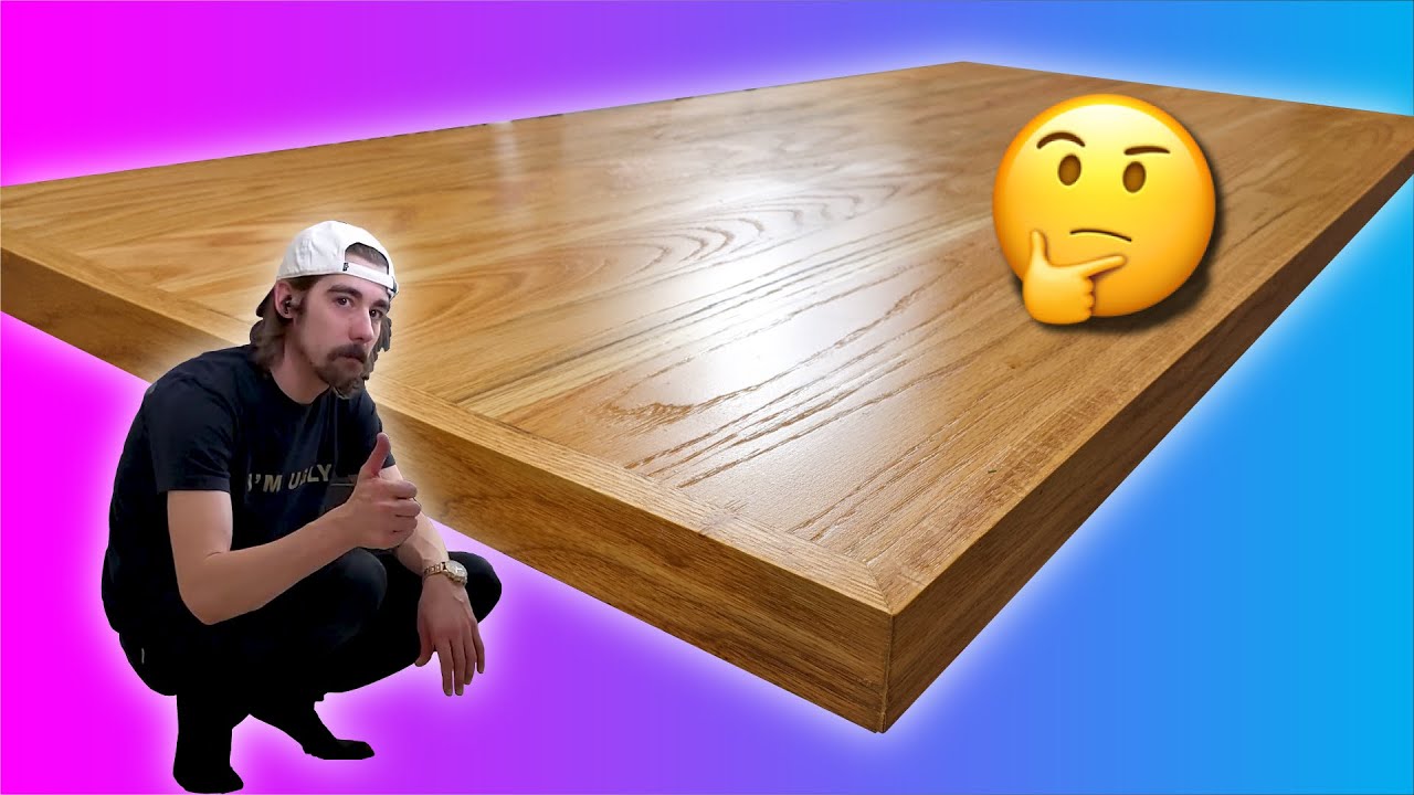 Make a professional grade table out of construction lumber?! - YouTube