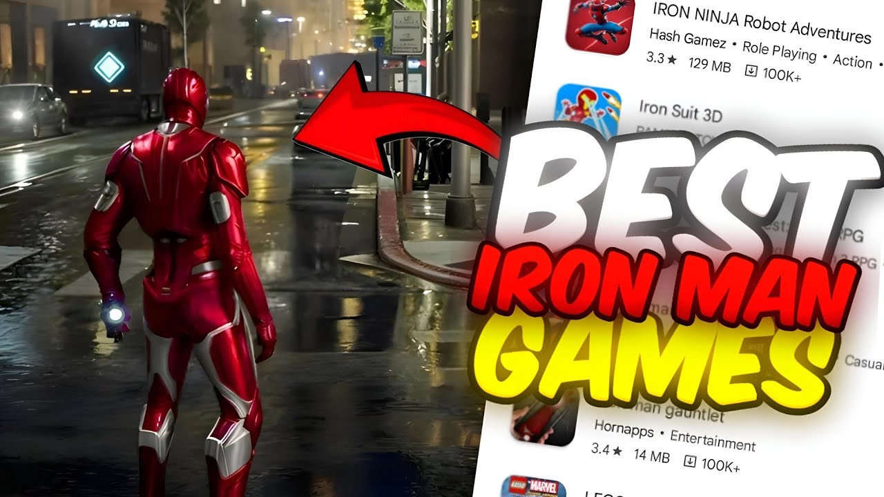 IRON MAN Games on Play Store a That Will BLOW YOUR MIND! 🤯🔥 - YouTube