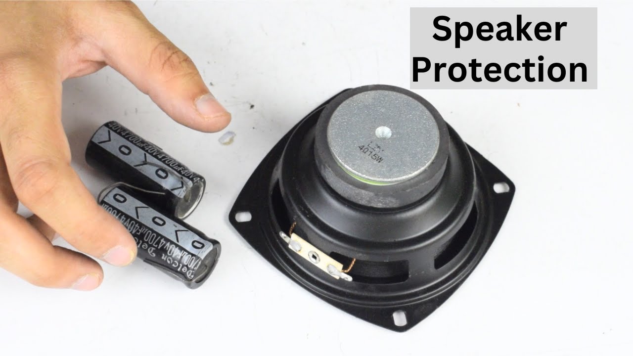 Speaker Protection by Capacitor - YouTube