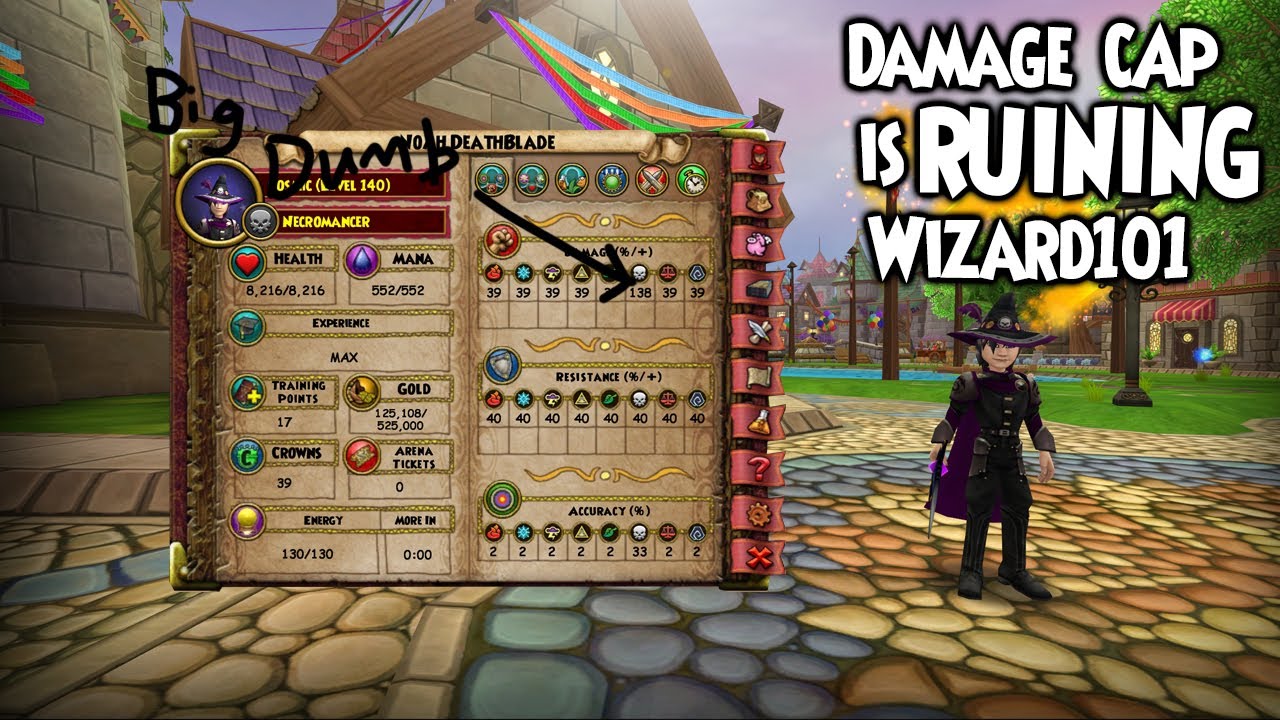 The Damage Cap is Killing Wizard101 - YouTube
