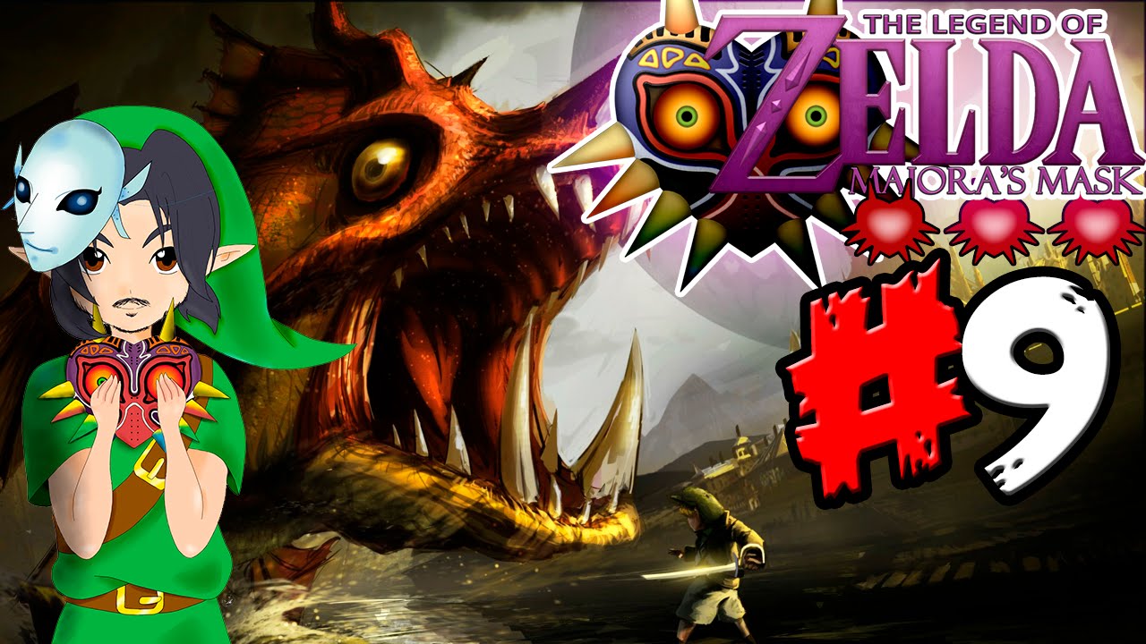 Zelda Majora's Mask con 3 Corazones - #9 ÉPICO Templo de la Gran Bahía ...