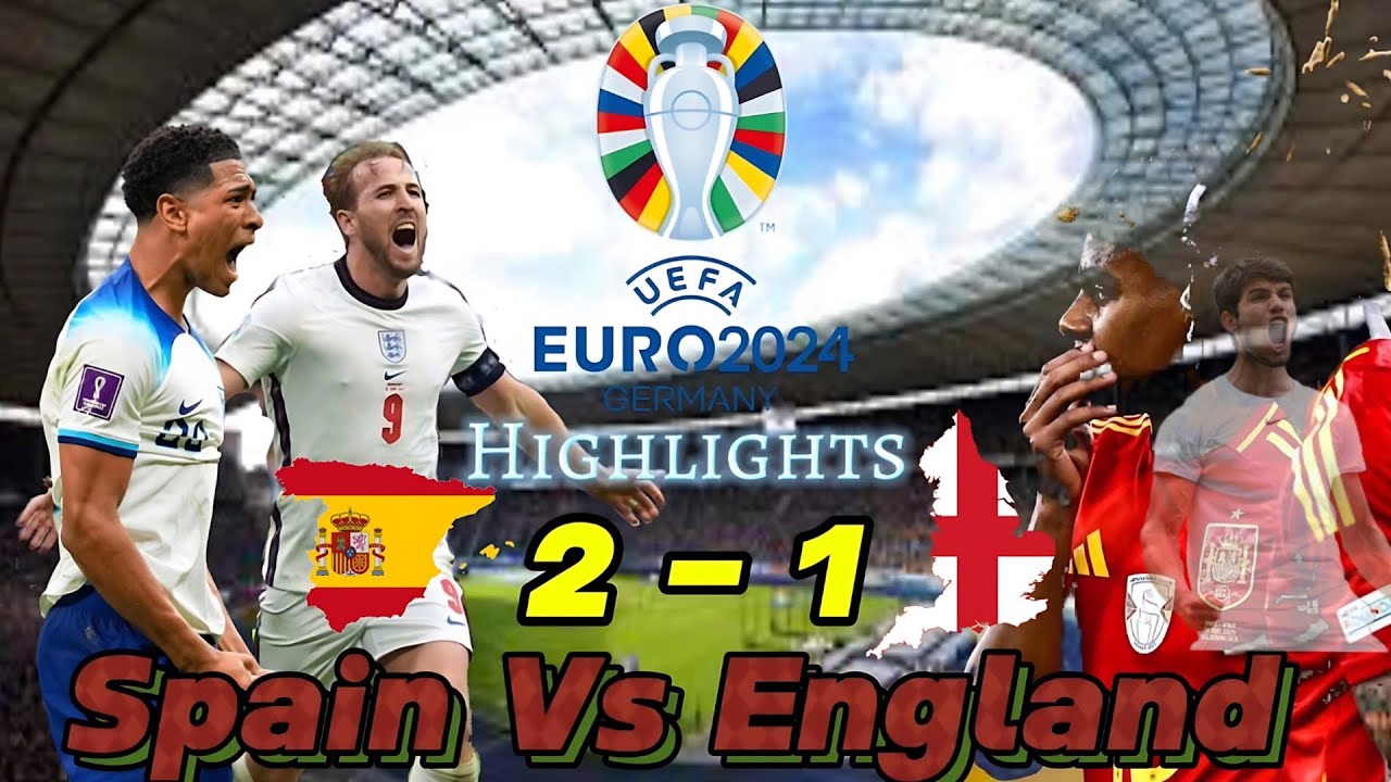 Spain Vs England 2-1 | All goals & extended highlights :: Euro 2024 ...