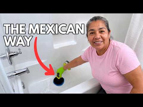 The Best Way to Clean Your Shower & Tub (The Mexican Way)