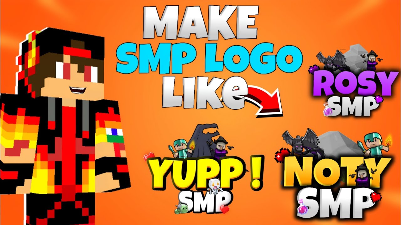 How To Make A Professional SMP Logo 🤩 In Android || How To Make Smp ...
