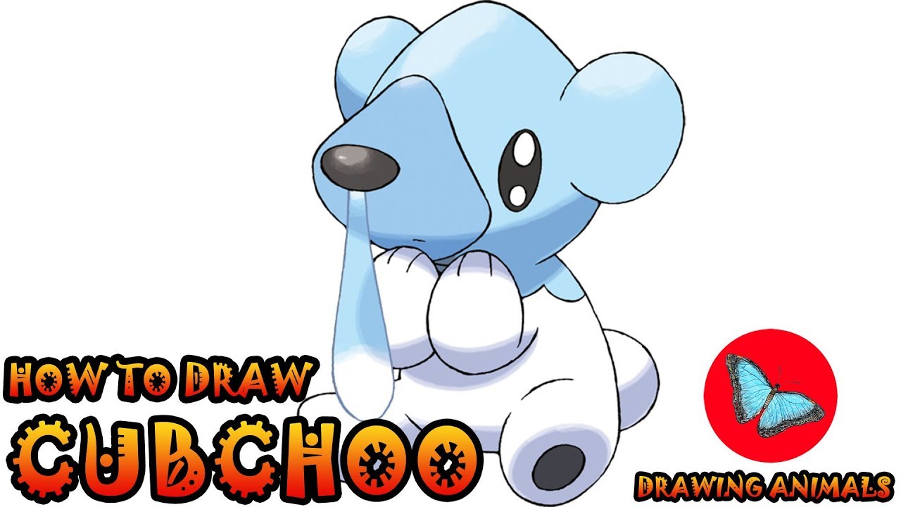 How To Draw Cubchoo Pokemon | Drawing Animals - YouTube