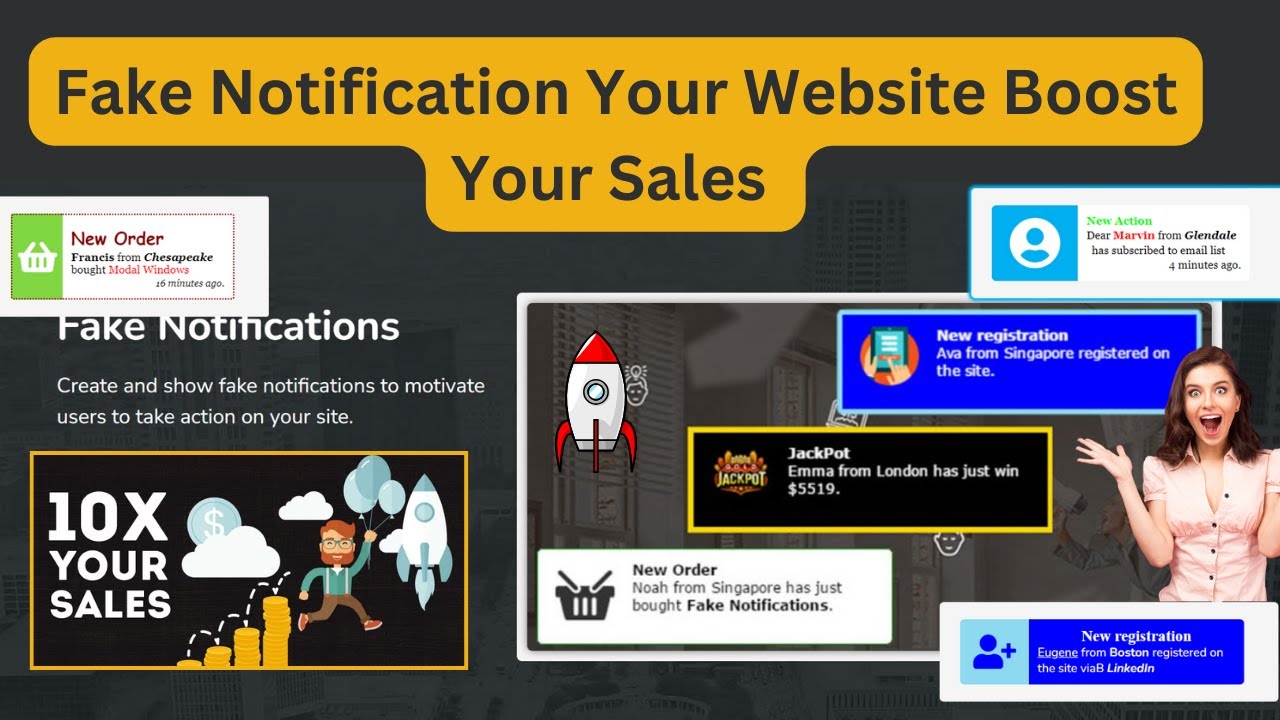 Boost Your Website Sales with This Powerful Fake Notification! - YouTube
