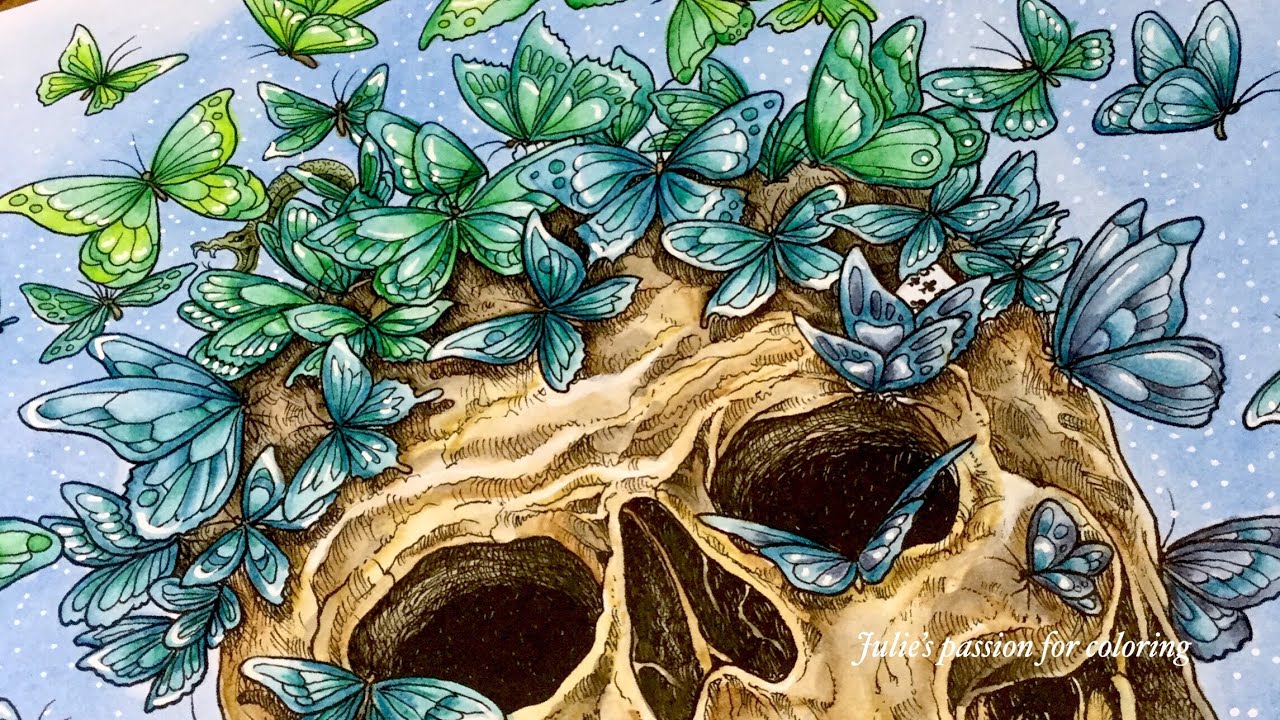 FANTOMORPHIA by Kerby Rosanes - Derwent inktense pencils - color along ...