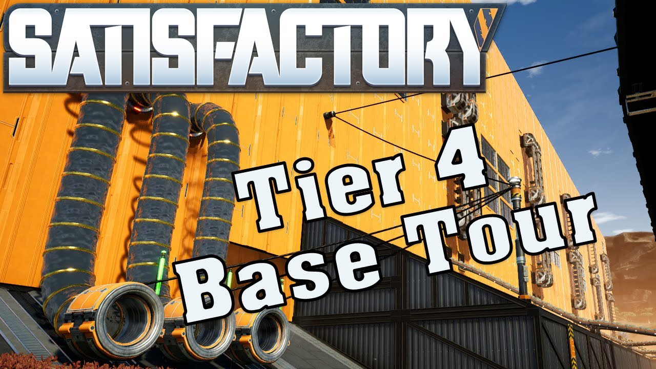 Tier 4 Factory Tour In Satisfactory - YouTube
