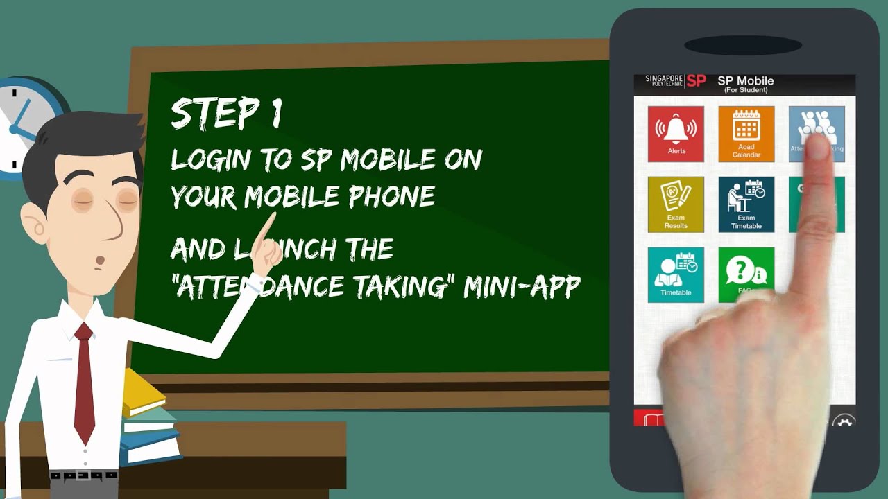 Attendance Taking System in SP Mobile app for Students - YouTube