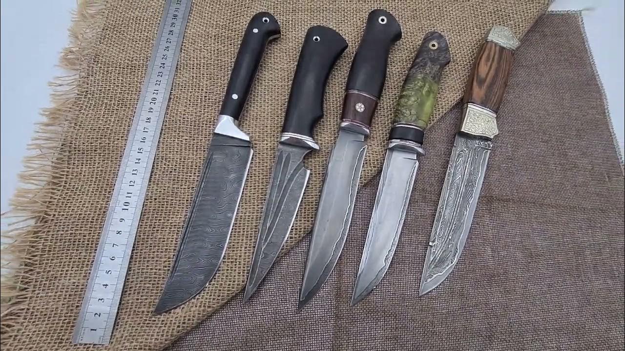 Ножи из дамасской стали - такие разные и неповторимые. - YouTube