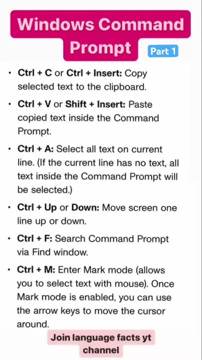 Part 1 Windows Command Prompt Viral Shortvideos New Clanguage Shorts Languagefacts Youtube