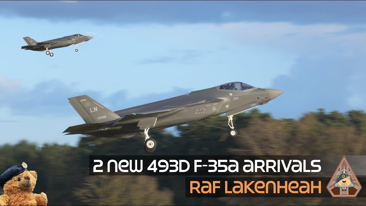 AVIATION NEWS: 2 New F-35A Lightning II Arrivals for 493d FS 'GRIM ...