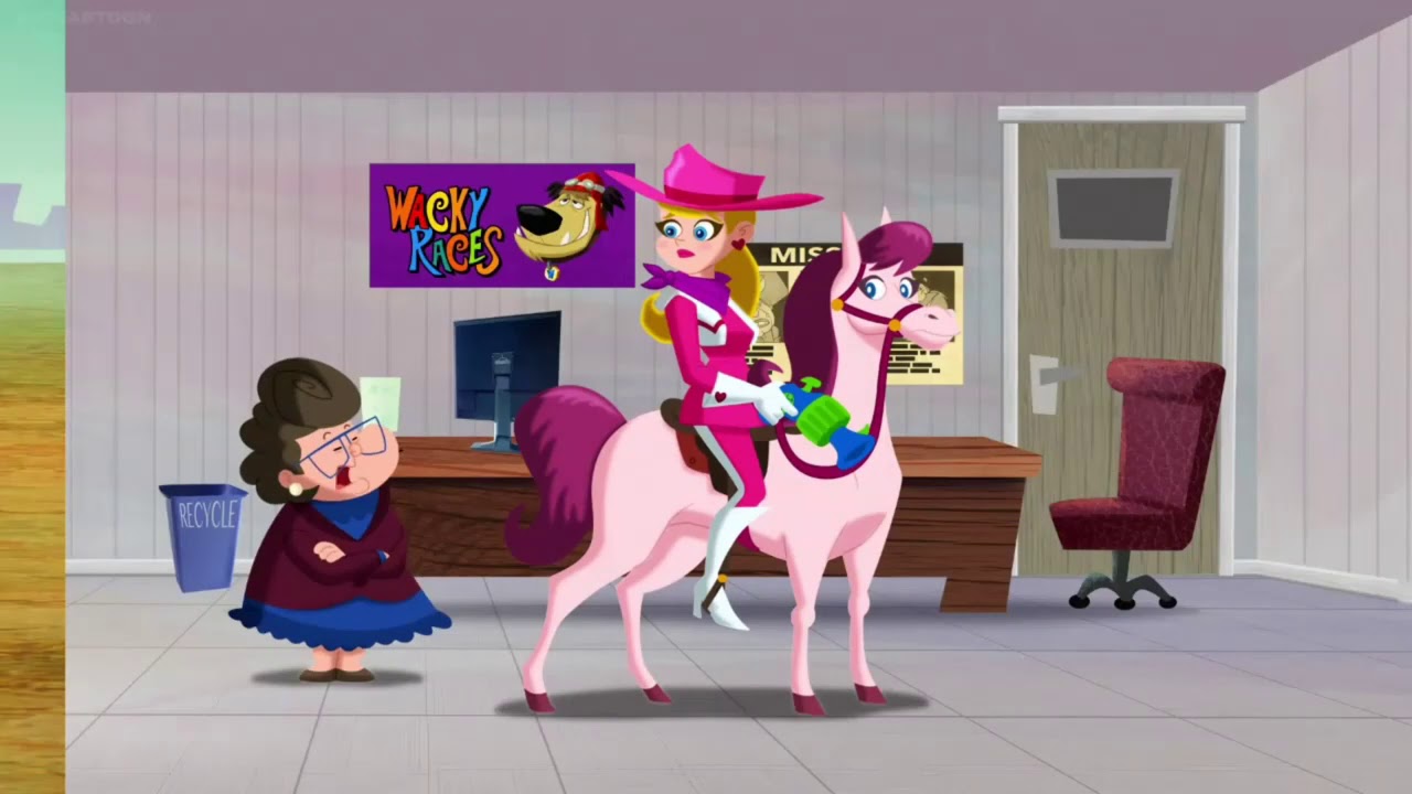 Penelope Pitstop The Cowgirl (Wacky Races 2017 Clip) - YouTube