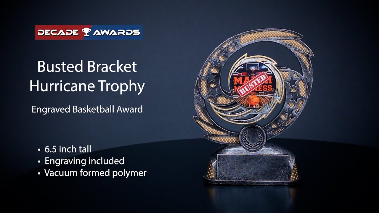 360 View - HC305-BUSTED Busted Bracket March Madness Hurricane Trophy ...