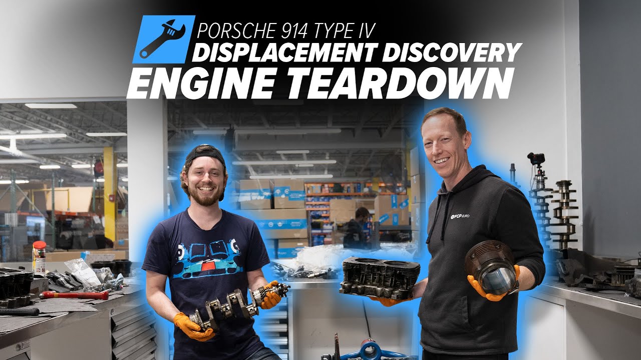 Air Cooled Engines Explained - Porsche 914 VW Type 4 Engine Teardown ...