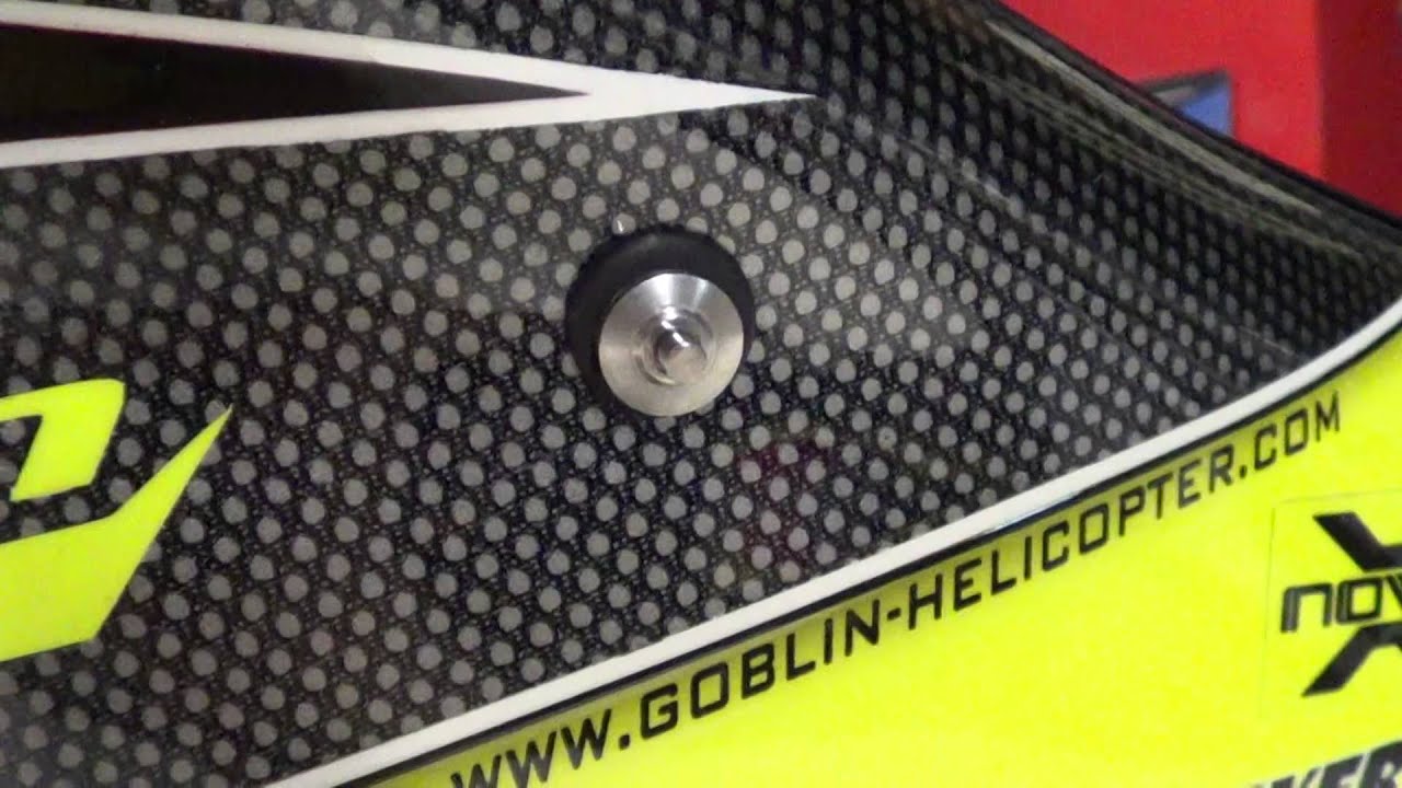 Sab Goblin 570 upgraded with canopy locks from www.Rcbooya.com - YouTube