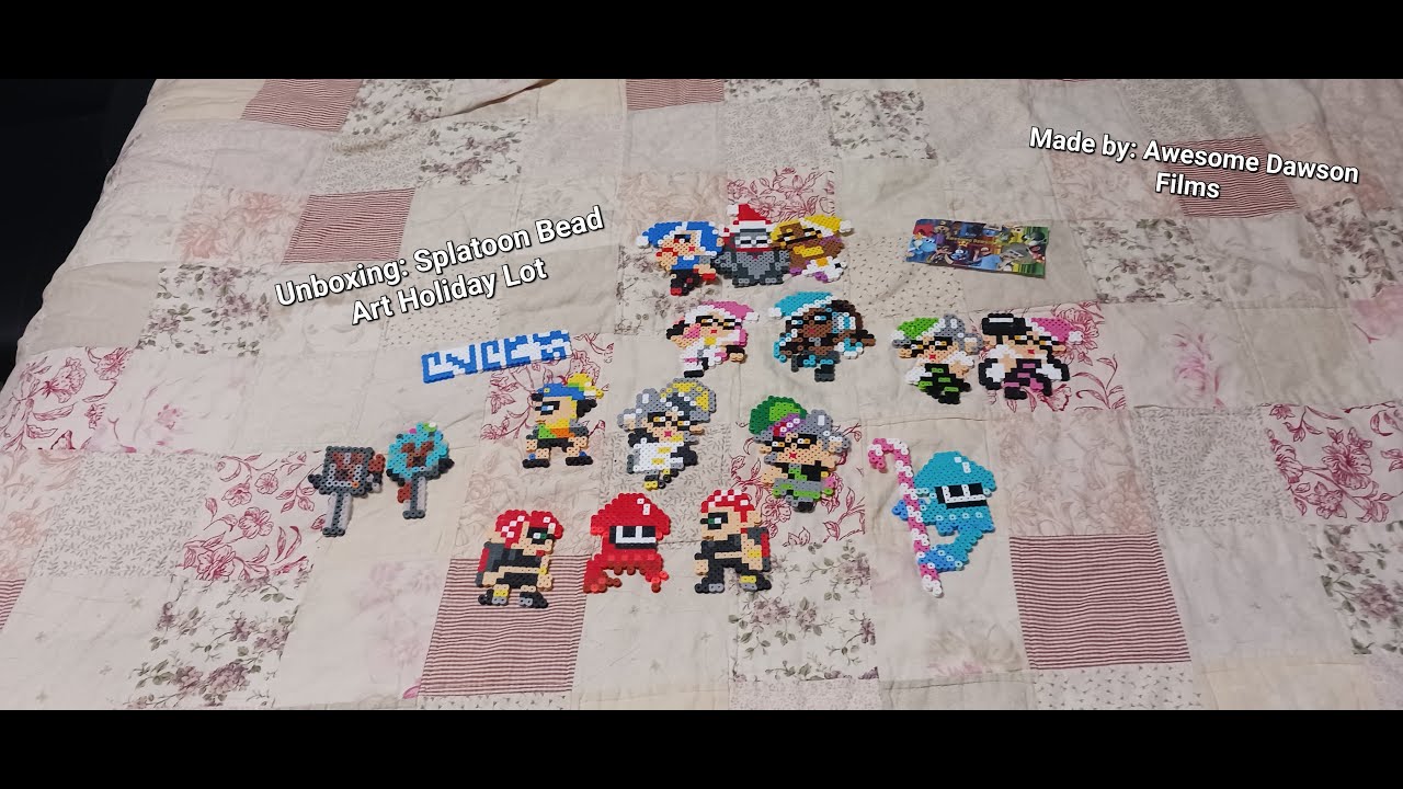 Unboxing | Awesome Dawson Films | Splatoon Bead Art Holiday Lot - YouTube