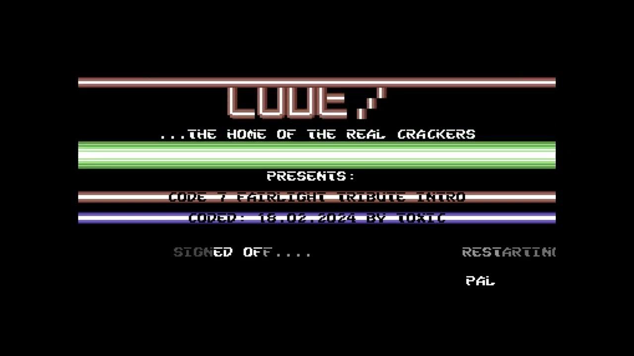 CodeLight Intro by CODE7 (C64 Intro) 2024 - YouTube