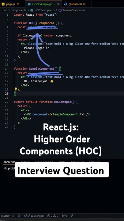 Learn React Higher Order Components #coding #frontendwebdeveloper #programming - YouTube