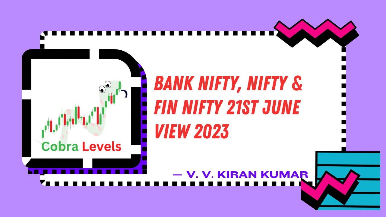 Bank Nifty, Nifty and Fin Nifty Analysis with Cobra Levels|| Wednesday ...
