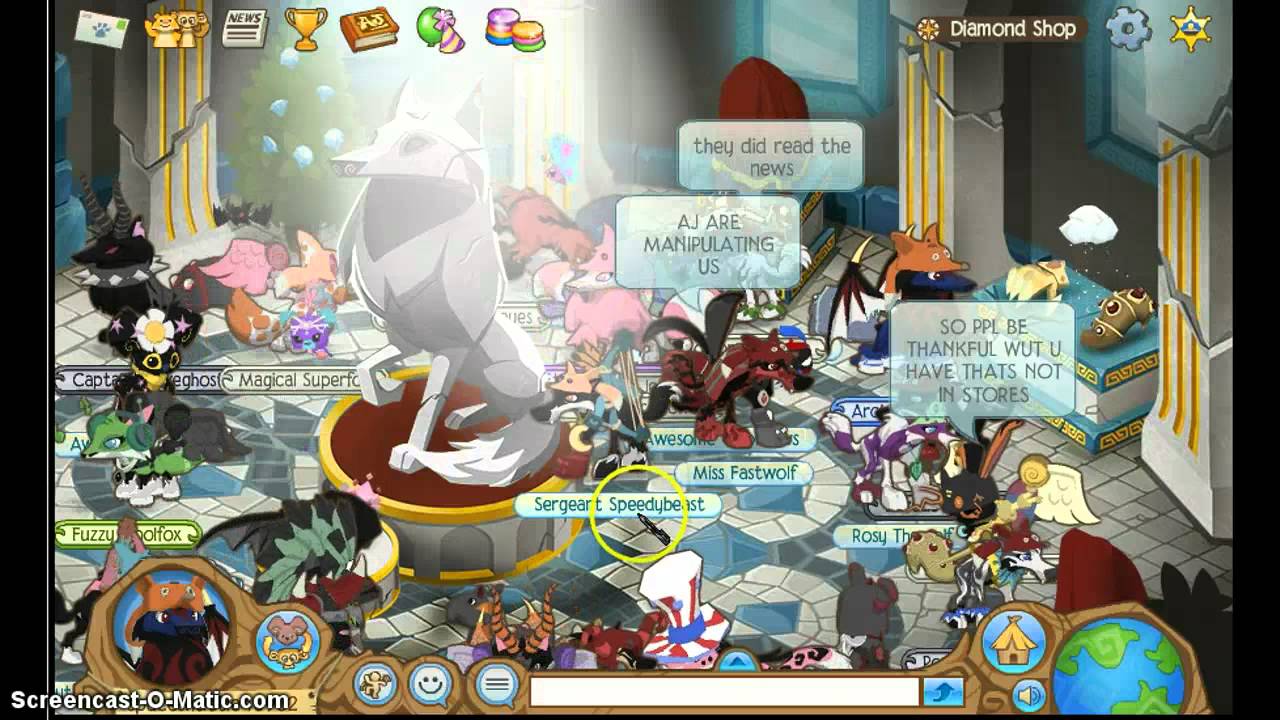 Animal Jam- DIAMOND SHOP! - YouTube