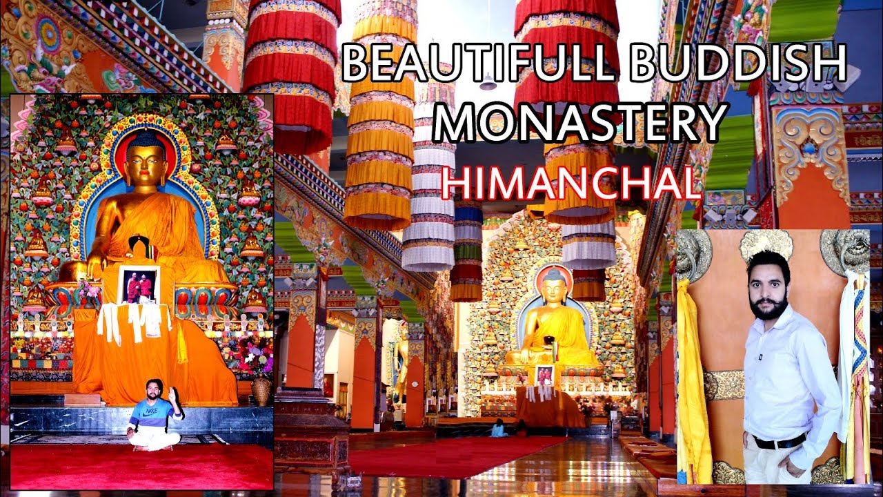 BEAUTIFUL MONASTERY CHAUNTRA HIMACHAL PRADESH - YouTube